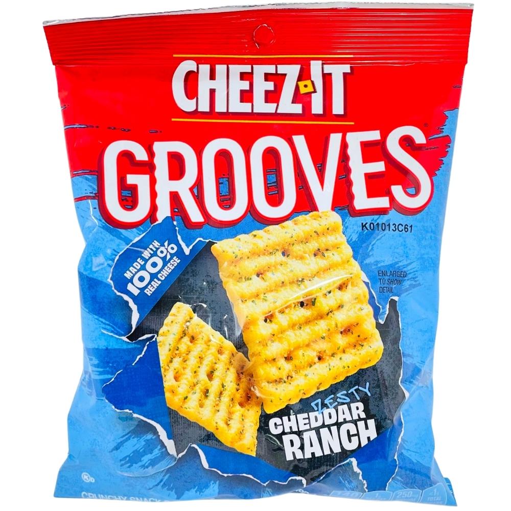 Cheez-It Grooves Zesty Cheddar Ranch - 3.25oz | Candy Funhouse