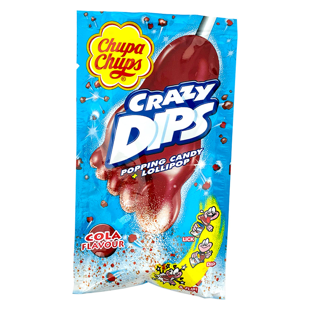 Chupa Chups Crazy Dips w/ Cola Lollipop | Candy Funhouse – Candy ...