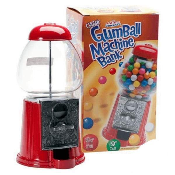Authentic Gumball Machine Bank | Candy Funhouse – Candy Funhouse CA