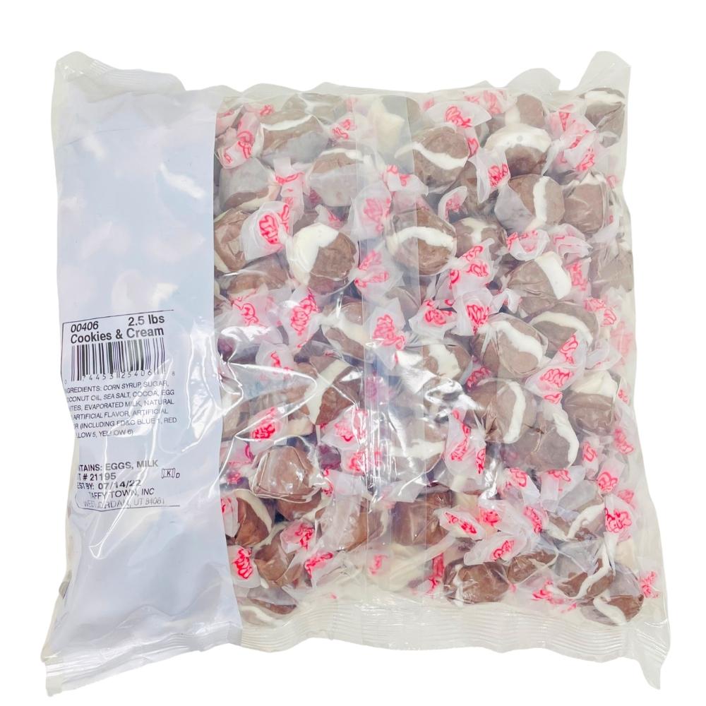 Salt Water Taffy Cookies & Cream - 2.5lb | Candy Funhouse – Candy ...