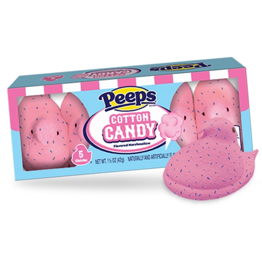 Easter Peeps Marshmallow Cotton Candy Chicks 5 Pack – Candy Funhouse CA