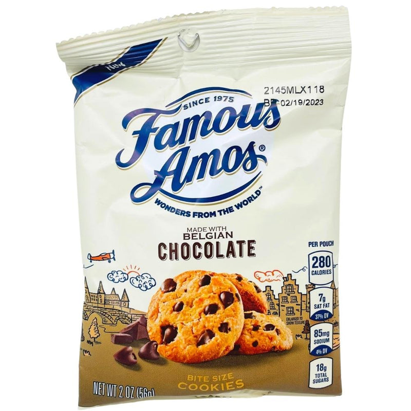 Famous Amos Chocolate Chip Cookies - 2oz | Candy Funhouse