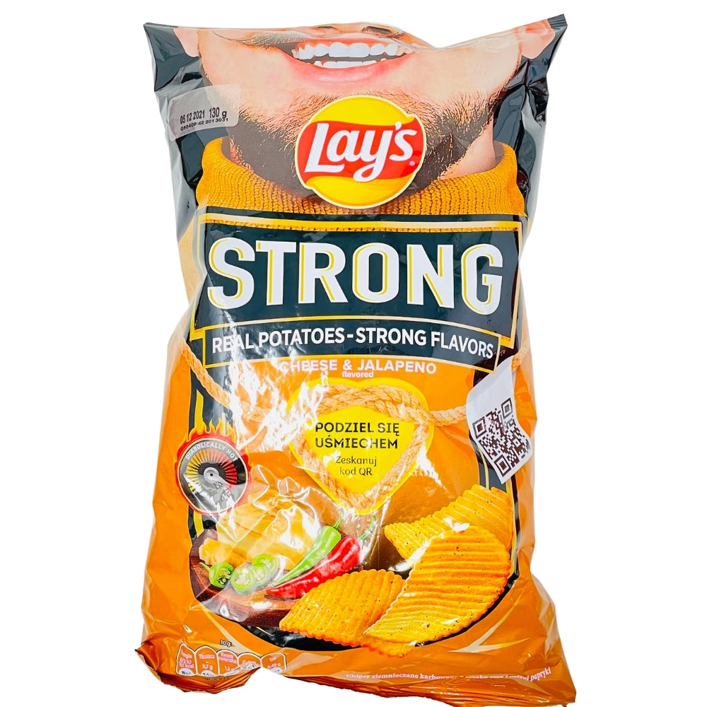 Lay's Strong Cheese & Jalapeno - 130g | Candy Funhouse – Candy Funhouse CA