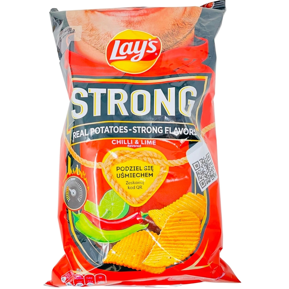 Lay's Strong Chili & Lime - 130g | Candy Funhouse – Candy Funhouse CA