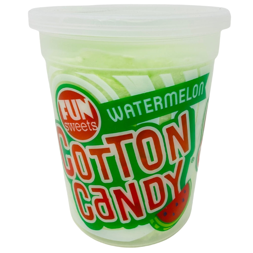Fun Sweets Cotton Candy Watermelon - 2oz | Candy Funhouse – Candy ...