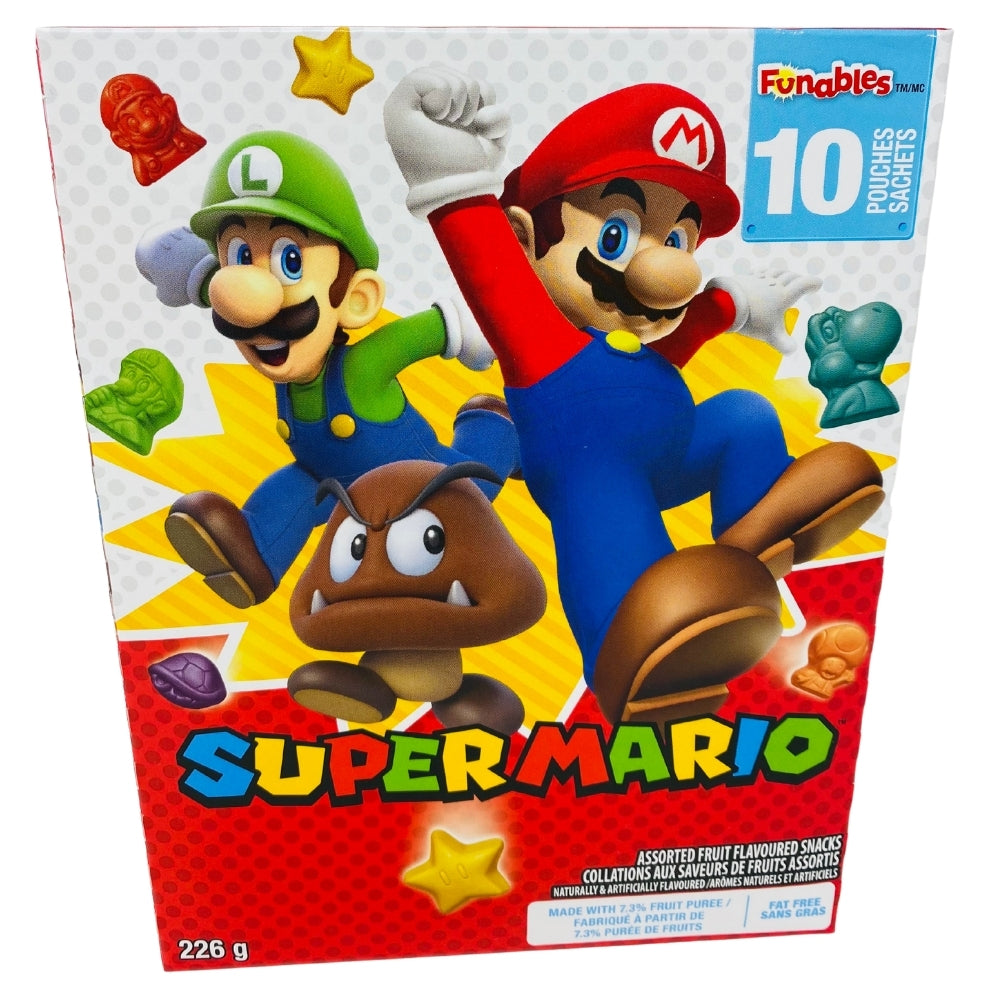 Funables Super Mario Gummy Pouches - 226g | Candy Funhouse – Candy ...