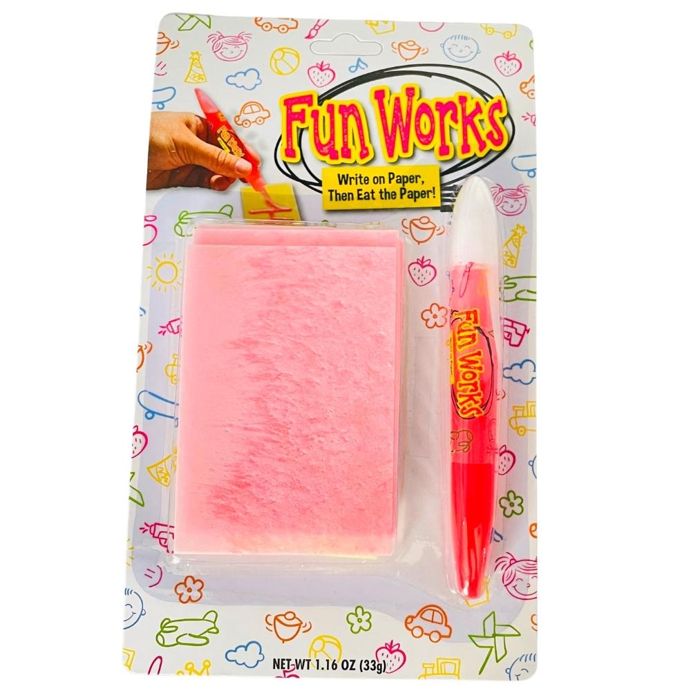 Fun Works Candy Notepad and Pen | Candy Funhouse – Candy Funhouse CA