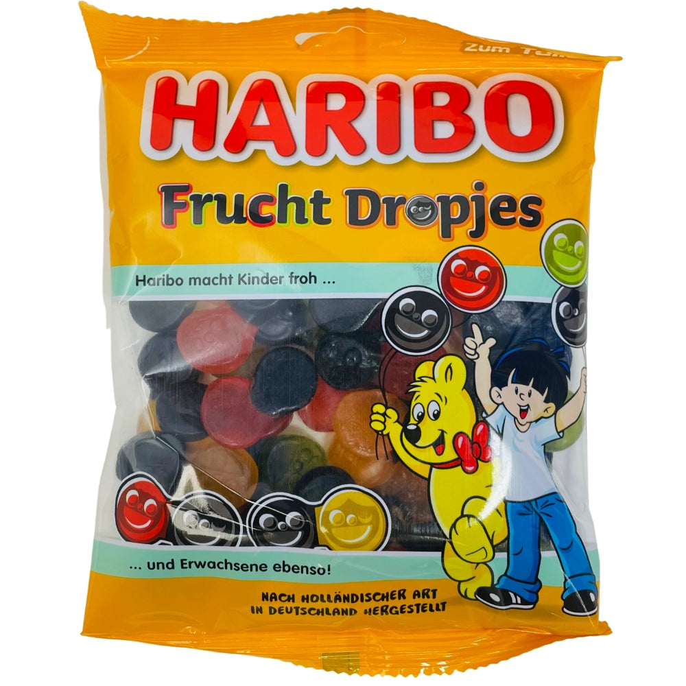 Haribo Fruit Dropjes Licorice and Jelly Drops - 175g – Candy Funhouse CA