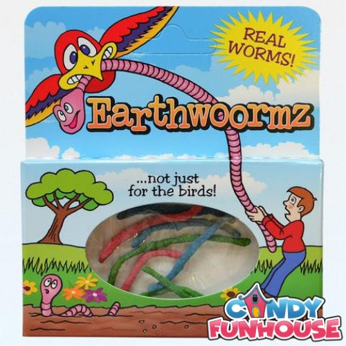 Hotlix Earthwormz Candy Coated Worms | Insect Candy – Candy Funhouse CA