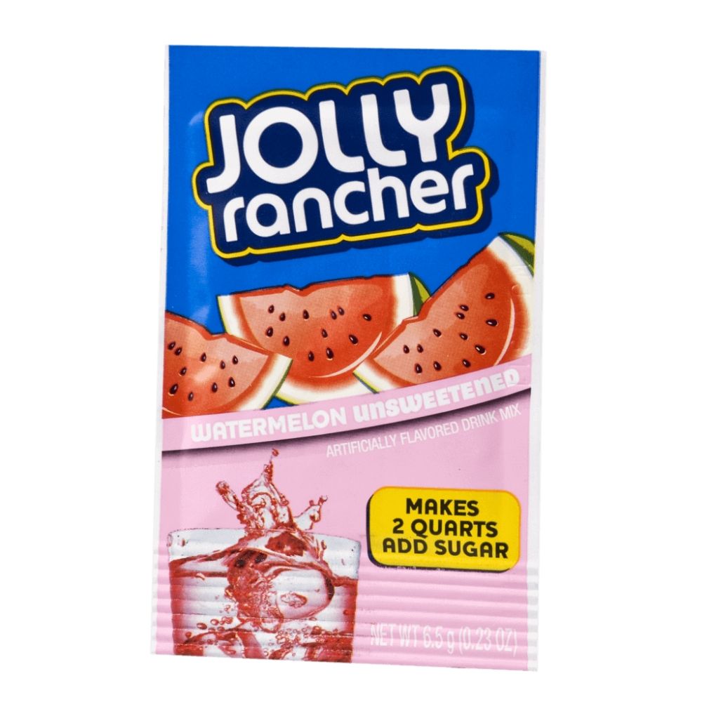 Jolly Rancher Watermelon Unsweetened Drink Mix | Drink Mix – Candy ...