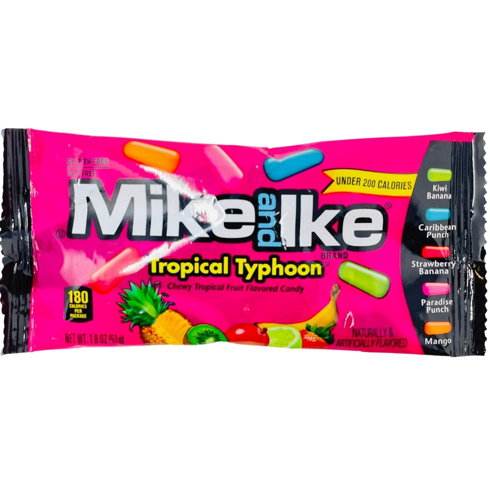 Mike and Ike Tropical Typhoon Snack Bag - 1.8oz | Candy Funhouse ...