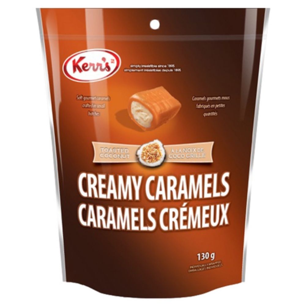 Kerr's Creamy Caramels Toasted Coconut | Candy Funhouse – Candy Funhouse CA