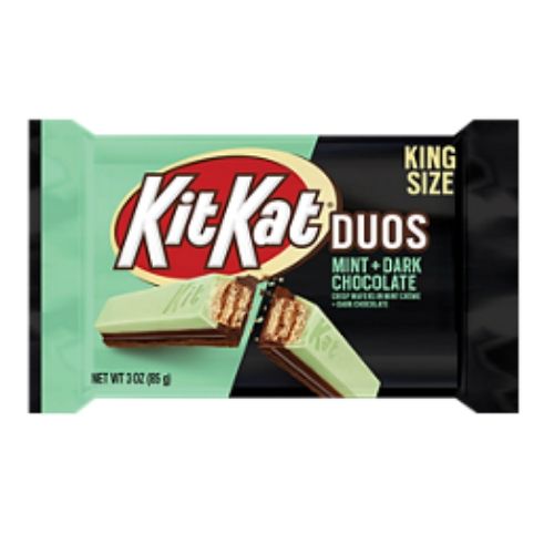 Kit Kat Duos Dark Chocolate Mint Bars King Size | Hershey's