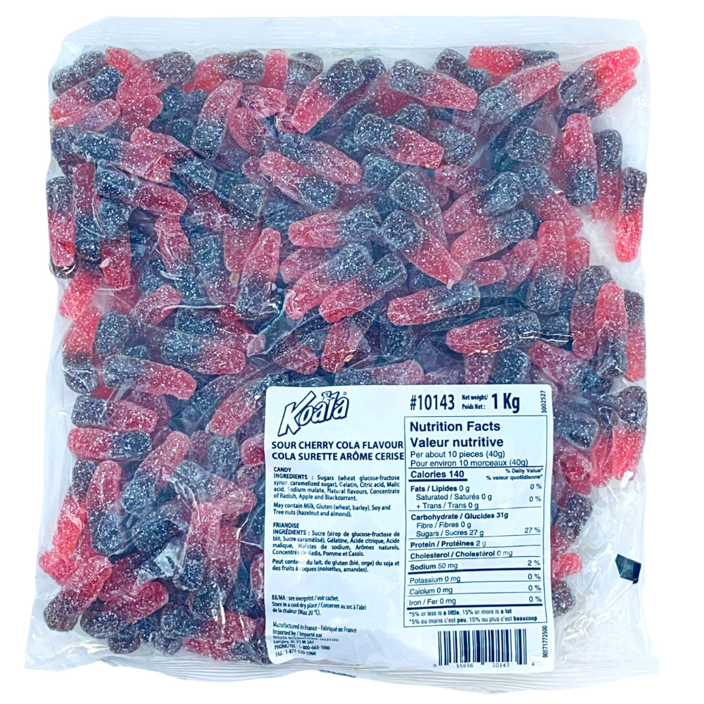 Koala Sour Cherry Cola Bottles Gummy Candies-Bulk Candy – Candy Funhouse CA