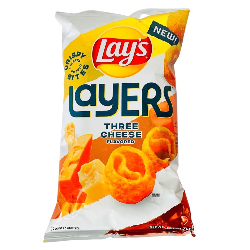 Lays Layers Three Cheese Flavoured - 4.75oz | Candy Funhouse – Candy ...