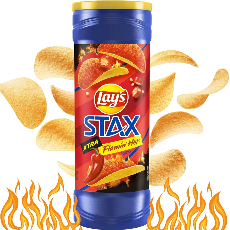 Lays Stax Extra Flamin' Hot | Candy Funhouse – Candy Funhouse CA