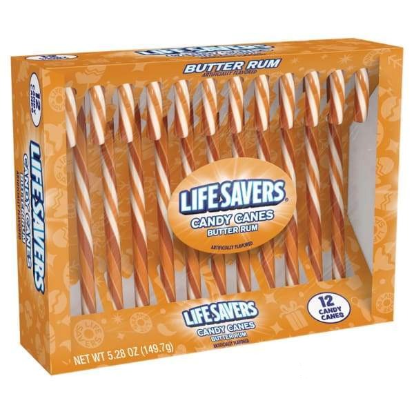 Lifesavers Butter Rum Candy Canes | Christmas Candy – Candy Funhouse CA