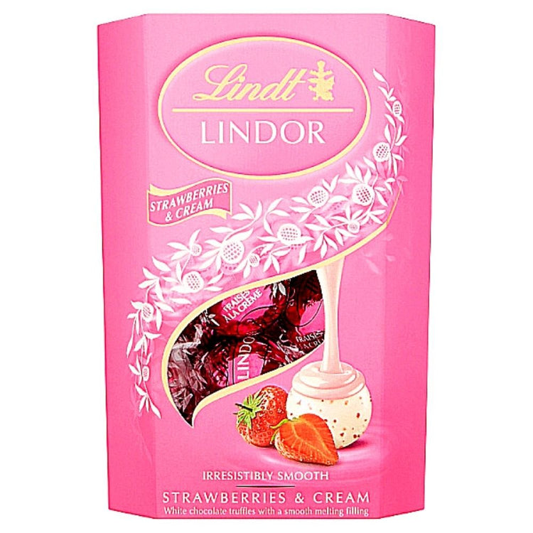 Lindt Lindor Strawberries and Cream Gift box | Candy Funhouse – Candy ...