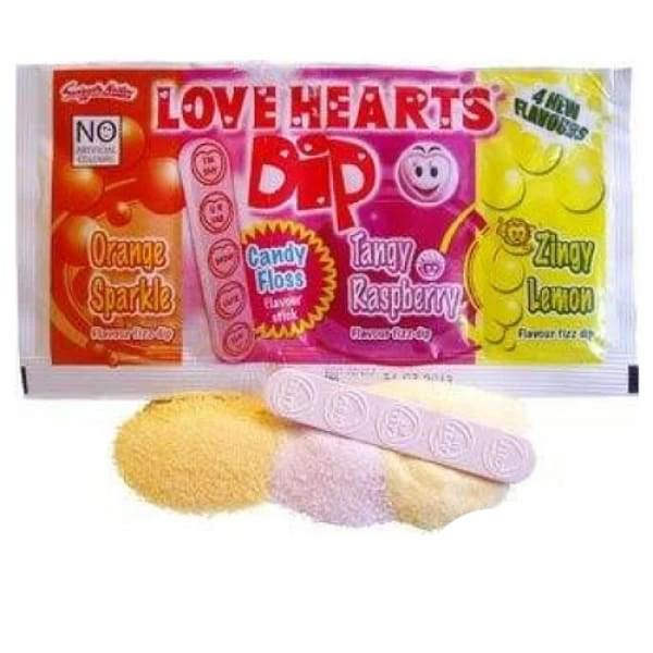 Love Hearts Dip | British Candy | Retro Candies – Candy Funhouse CA