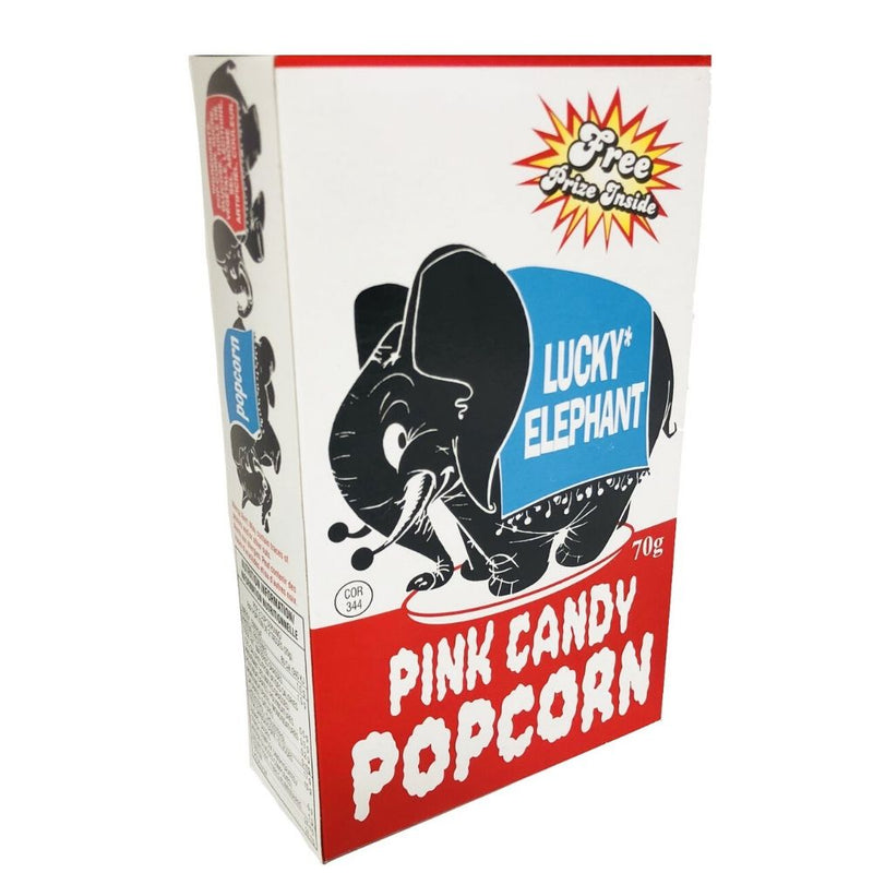 Lucky Elephant Pink Candy Popcorn | Canadian Retro