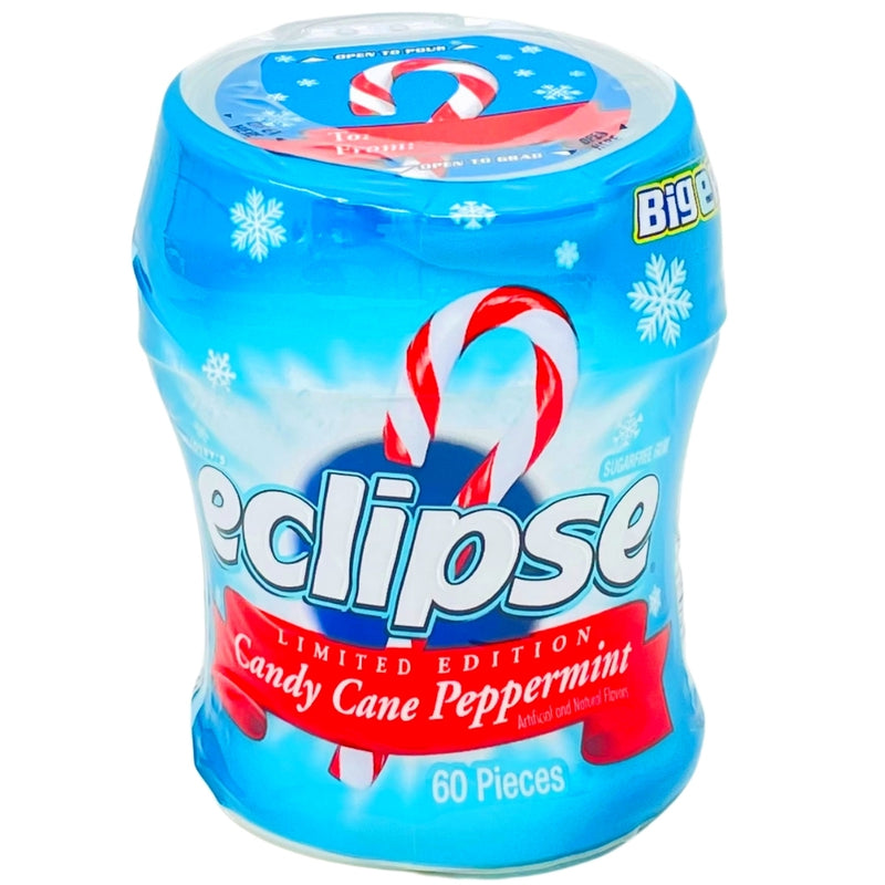 Eclipse Gum Candy Cane Peppermint | Candy Funhouse