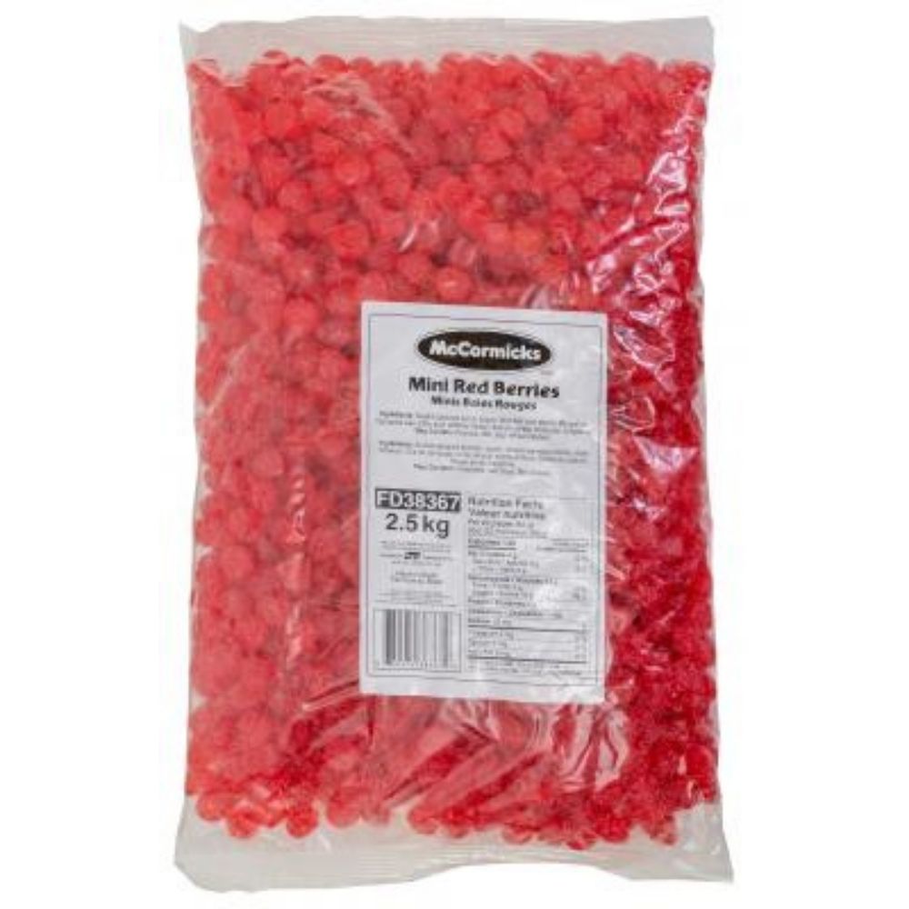 McCormicks Mini Red Berries Candies 2.5kg | Candy Funhouse – Candy ...
