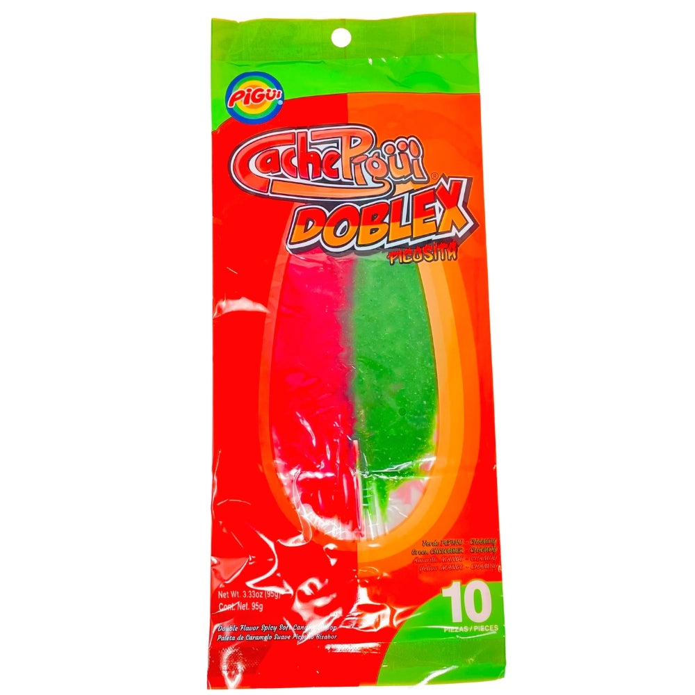 Slaps Lollipops Doblex Picosita Cucumber Chamoy - 3.33oz | Candy ...