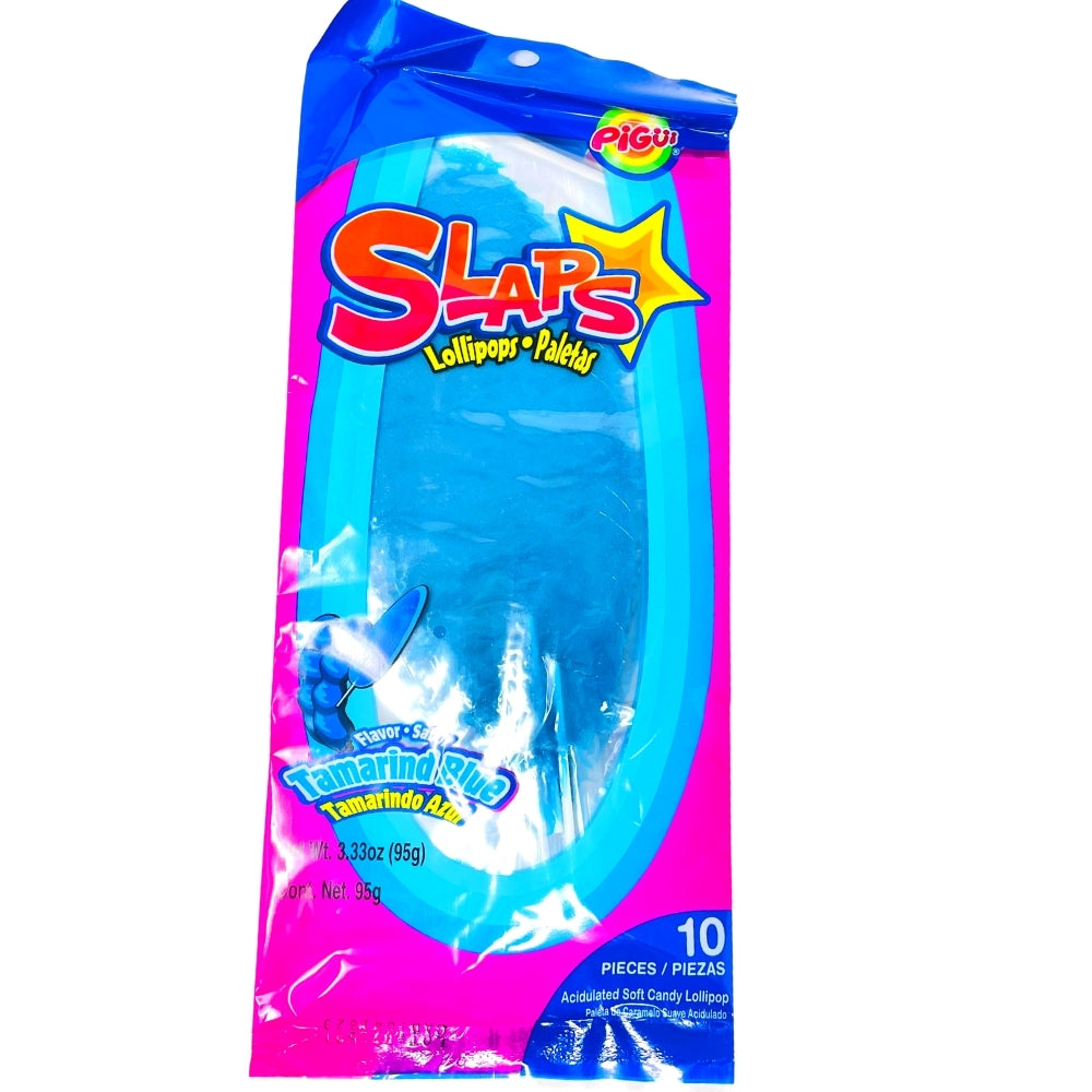 Slaps Lollipops Tamarind Blue - 3.33oz | Candy Funhouse – Candy Funhouse CA