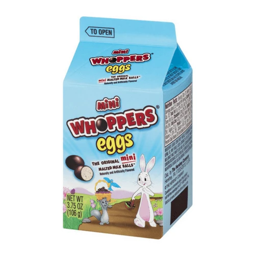 Easter Mini Whoppers Eggs Carton - 3.75oz | Candy Funhouse – Candy ...