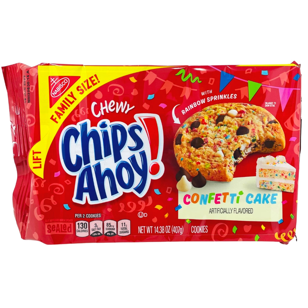 Chips Ahoy Chewy Confetti Cake - 14.38oz | Candy Funhouse – Candy ...