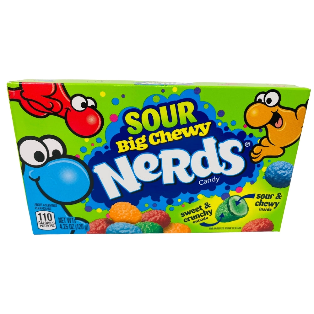 Nerds SOUR Big Chewy Theater Box - 4.25oz | Candy Funhouse – Candy ...