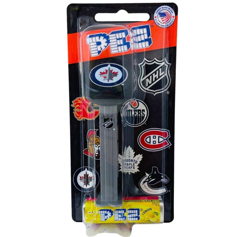 PEZ NHL Puck- Winnipeg Jets | Candy Funhouse – Candy Funhouse CA