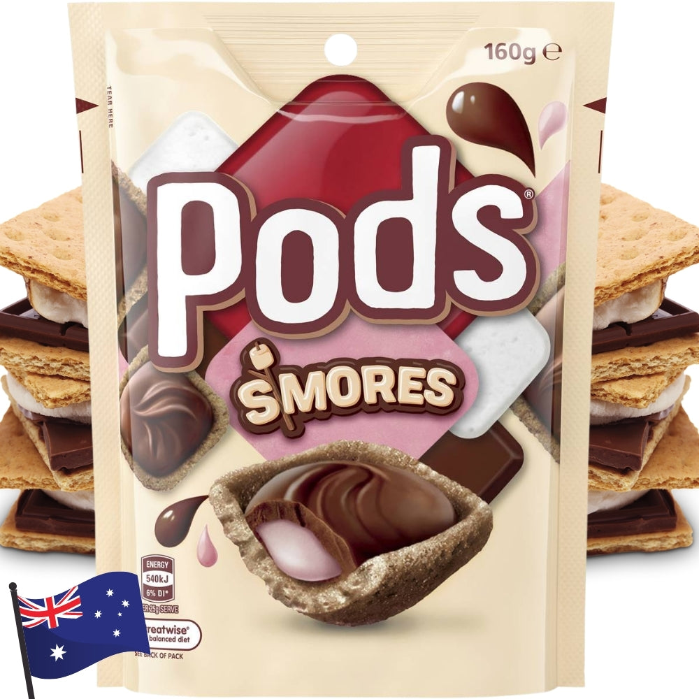 Australia Pods Smores - 160g – Candy Funhouse CA