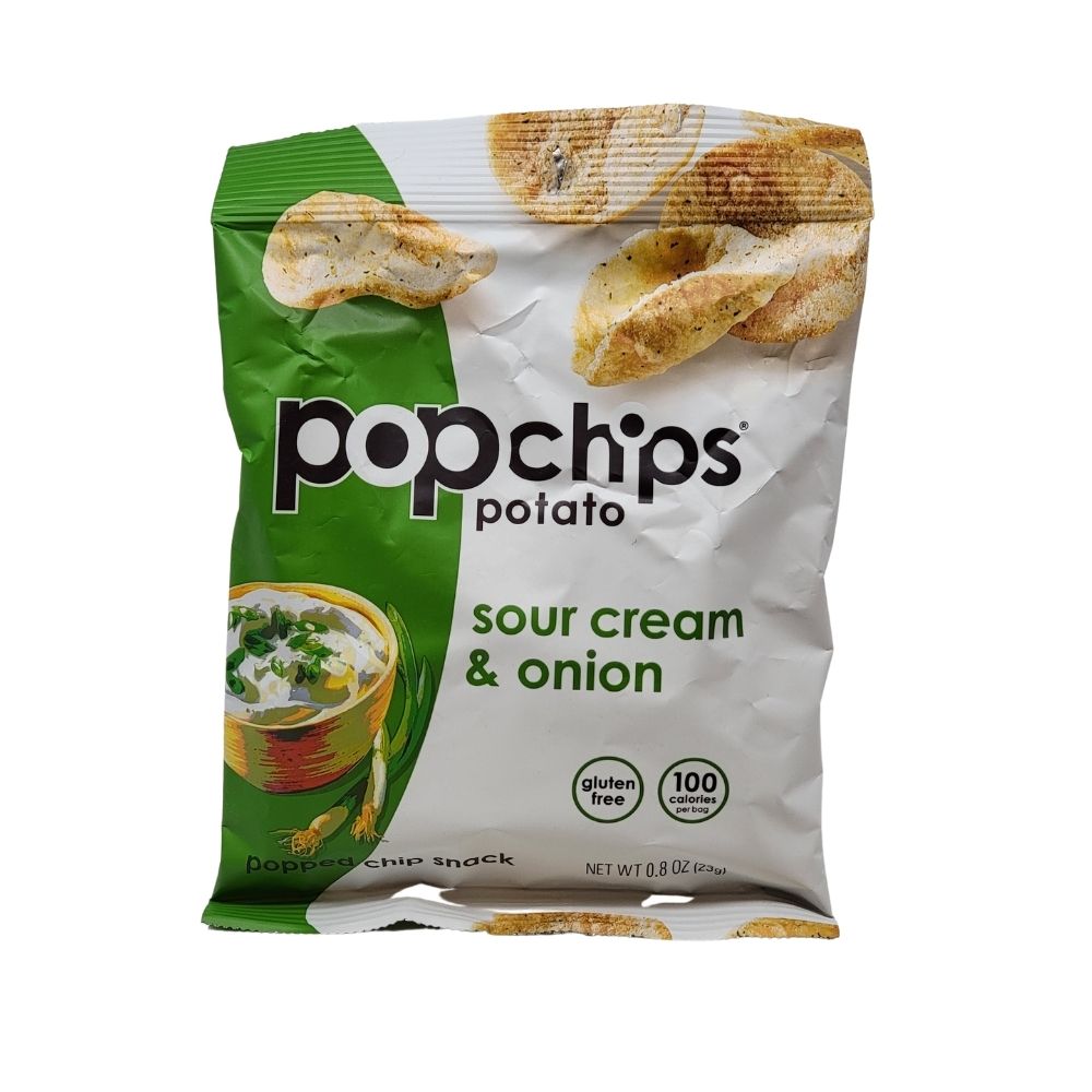 Pop Chips Sour Cream & Onion - .8oz | Candy Funhouse – Candy Funhouse CA