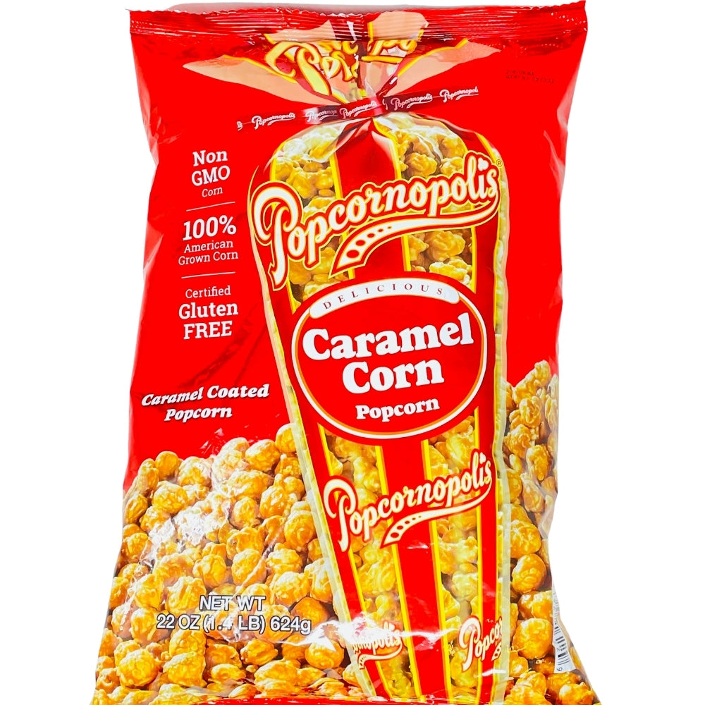 Popcornopolis Caramel Corn Popcorn - 22oz | Candy Funhouse – Candy ...
