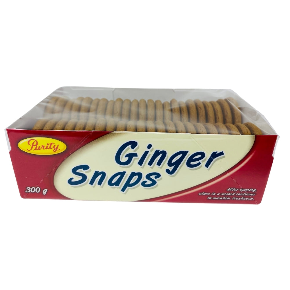 Purity Ginger Snaps - 300g | Candy Funhouse – Candy Funhouse CA