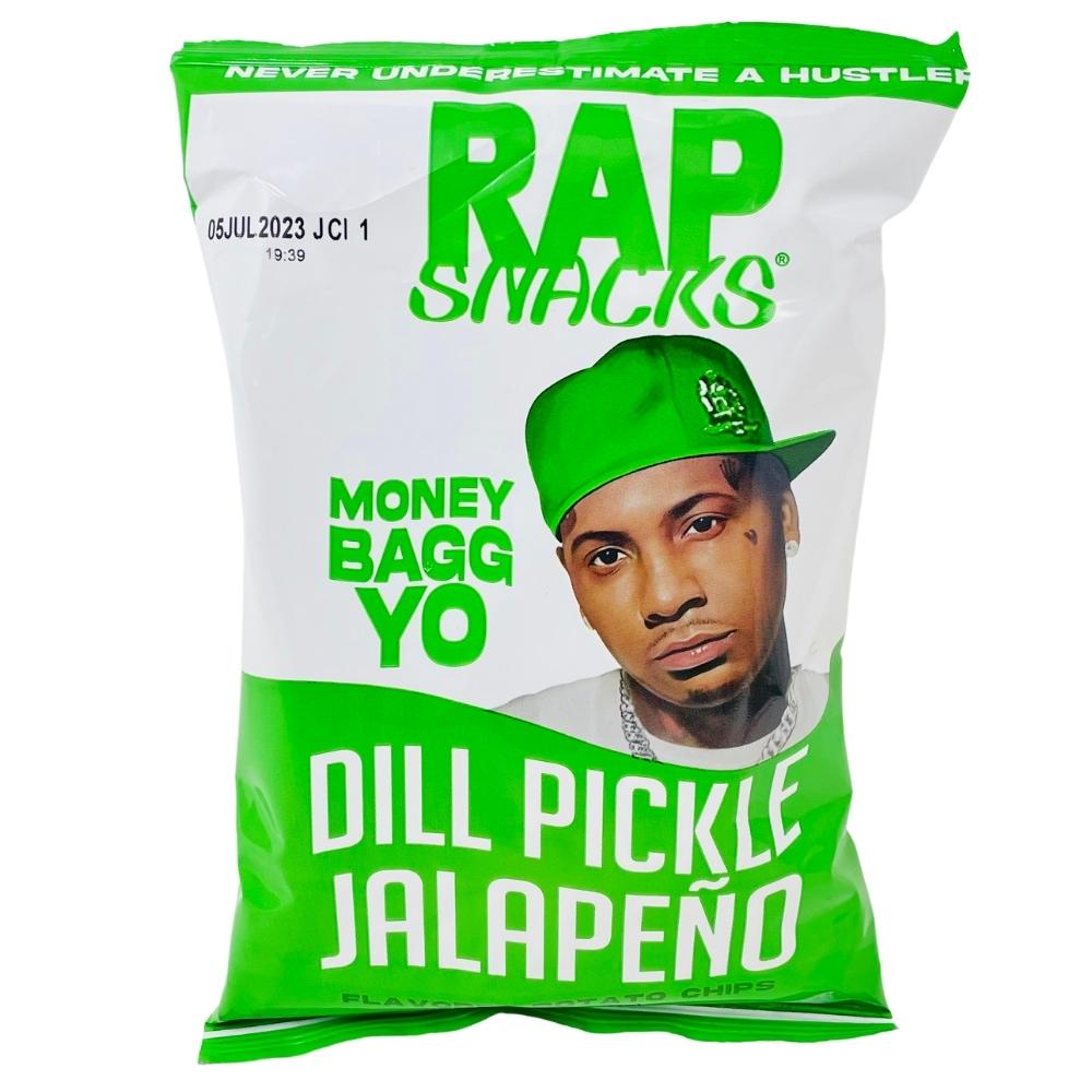 Rap Snacks Money Bagg Yo Dill Pickle Jalapeno - 2.5oz – Candy Funhouse CA