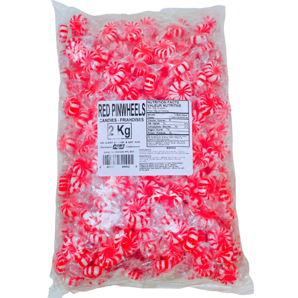 Pinwheels 2kg Red | Candy Funhouse – Candy Funhouse CA