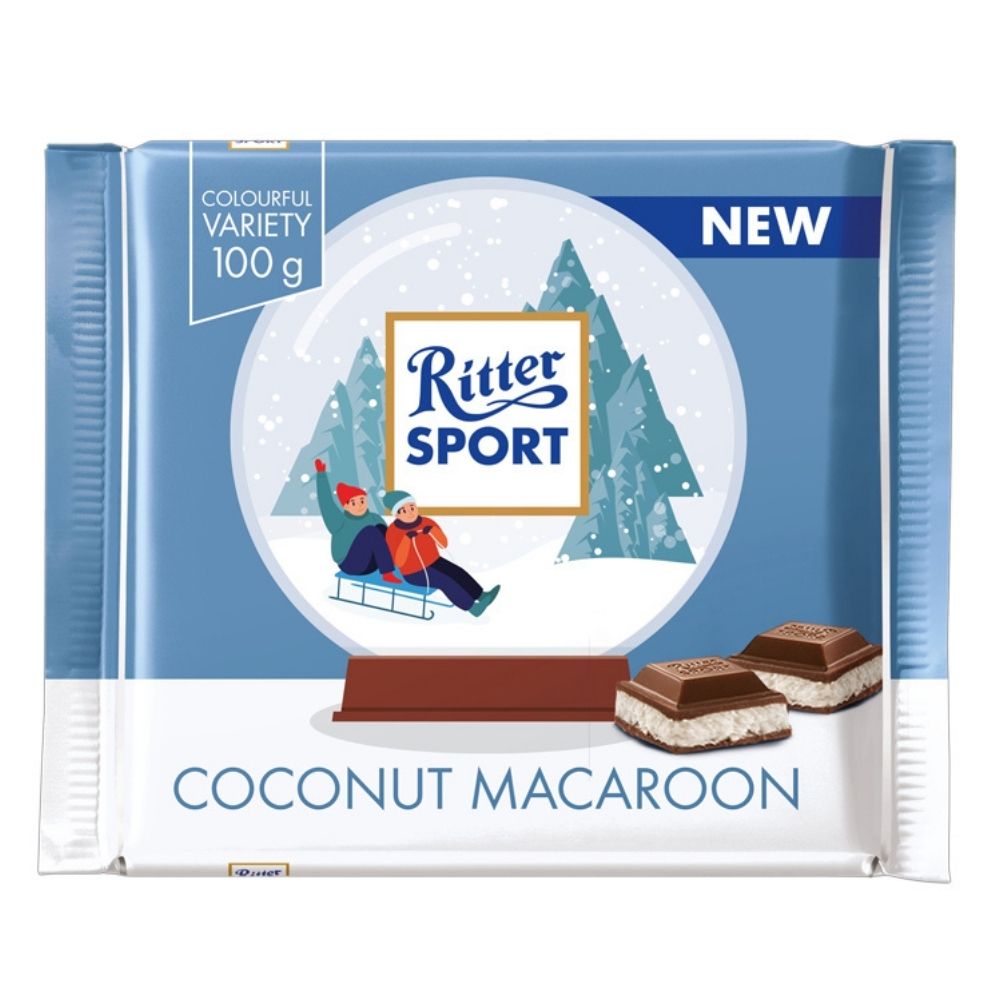 Ritter Sport Coconut Macaroon - 100 g | Candy Funhouse – Candy Funhouse CA