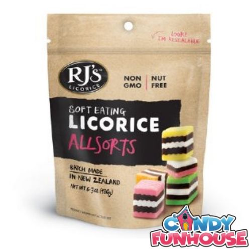 RJ's Licorice Raspberry Chocolate Twists-Licorice Candy – Candy Funhouse CA