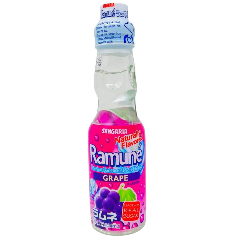 Sangaria Ramune Grape - 6.76oz | Candy Funhouse