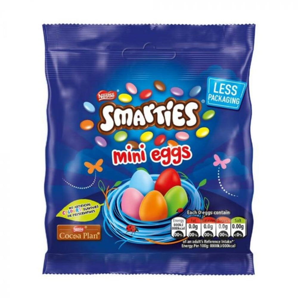 Smarties Mini Eggs Pouch - 80g | Candy Funhouse – Candy Funhouse CA