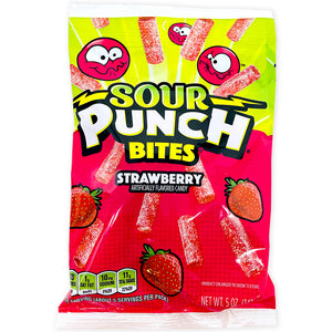 Sour Punch Bites Strawberry - 5oz | Candy Funhouse – Candy Funhouse CA