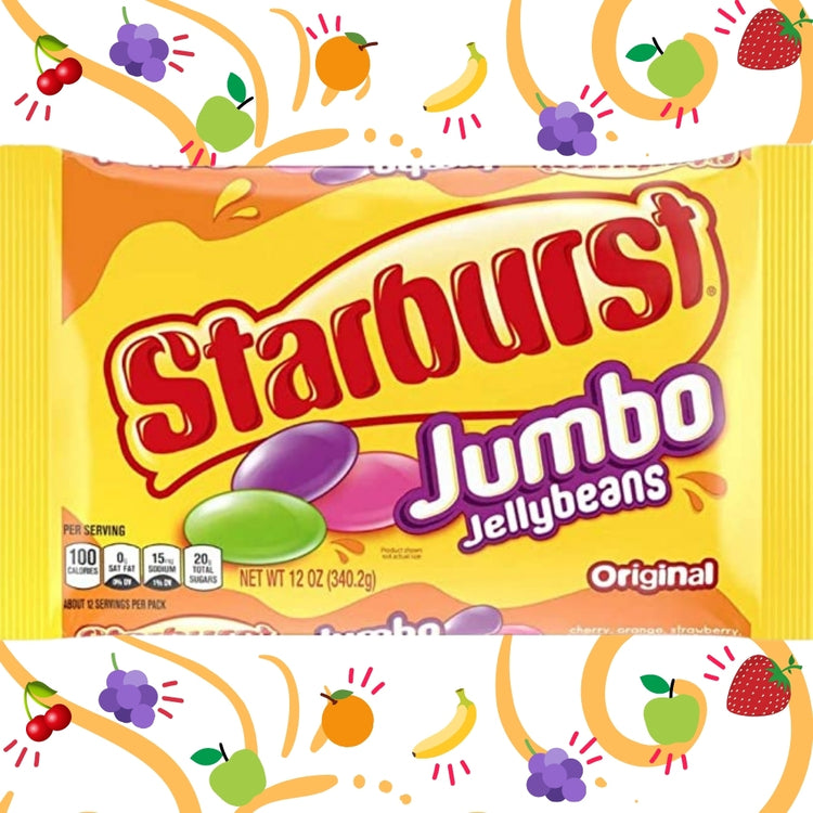Starburst Original Jumbo Jelly Beans - 340g | Candy Funhouse – Candy ...