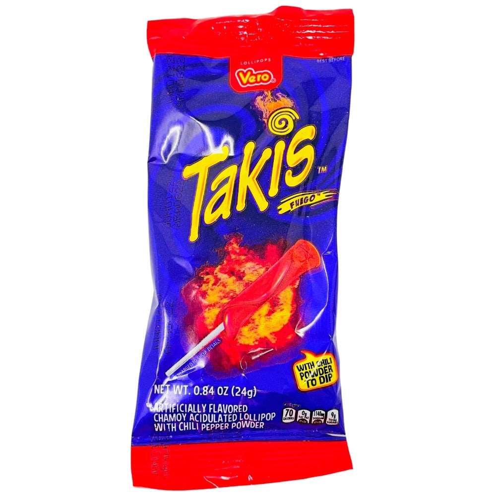 Takis Fuego Lollipop - 24g | Candy Funhouse