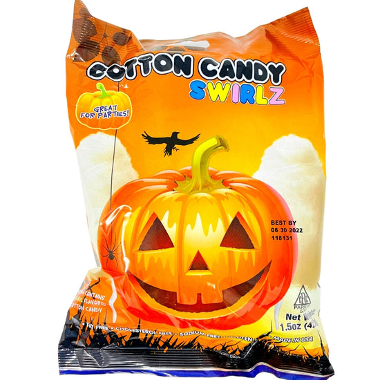 Swirlz Halloween Cotton Candy - 1.5oz | Candy Funhouse – Candy Funhouse CA