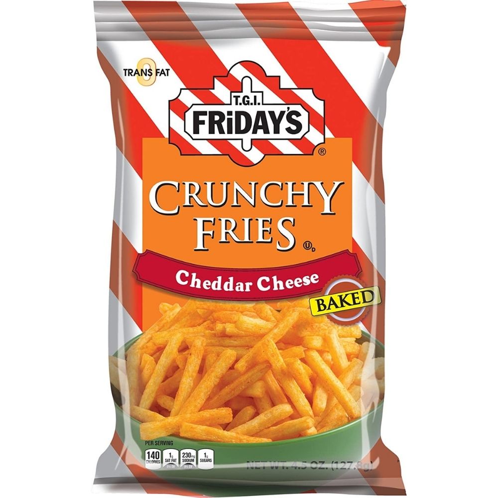 TGI Fridays Crunchy Fries Cheddar Cheese| Candy Funhouse – Candy ...