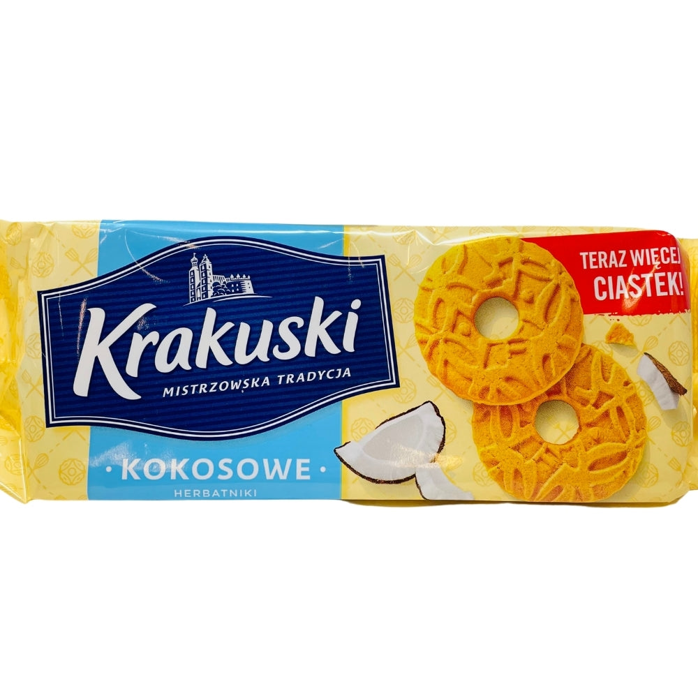 Krakuski Coconut Cookies - 168g | Candy Funhouse – Candy Funhouse CA