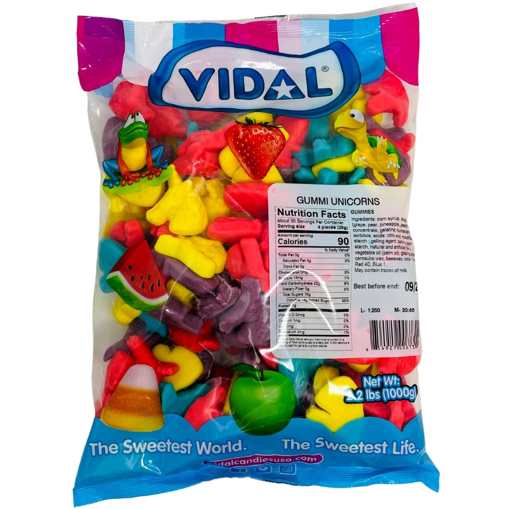 Vidal Gummi Unicorn Gummy Candy | Bulk Candy Canada – Candy Funhouse CA