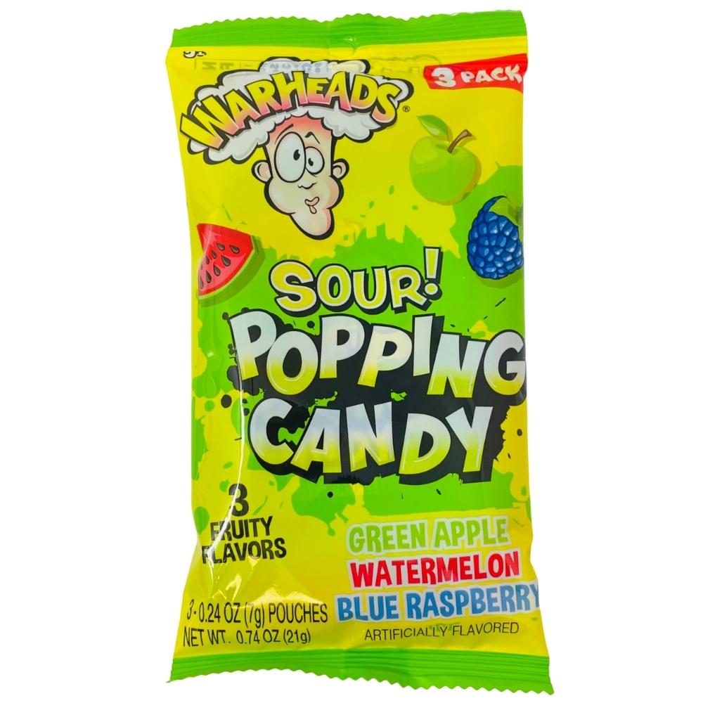 Warheads Sour Popping Candy 3pk .74oz | Candy Funhouse – Candy Funhouse CA